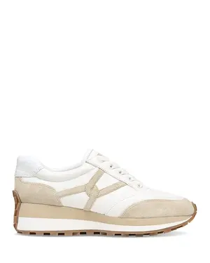 Veronica Beard Valentina Low Top Sneakers - Coconut/ecru