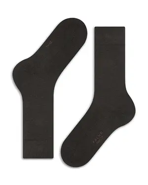 Falke Family Cotton Blend Socks Dark Brown