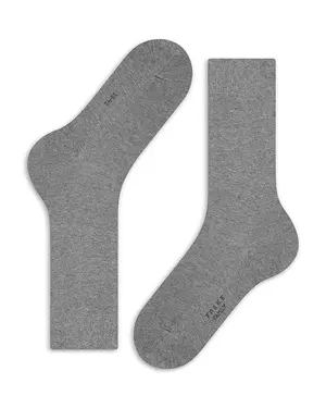 Falke Family Cotton Blend Socks Light Gray Melange