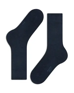 Falke Family Cotton Blend Socks - Navy Melange