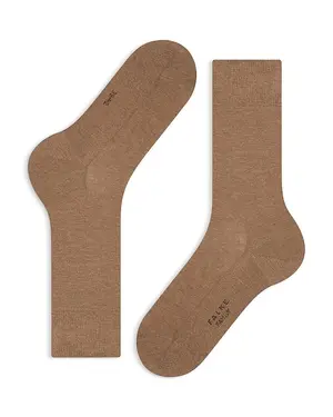 Falke Family Cotton Blend Socks Nutmeg Melange