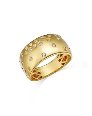 Bloomingdale'S Diamond Bezel Band - Gold