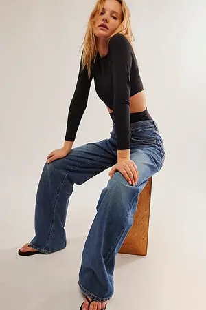 Denimist Teri Wide-Leg Jeans Burke