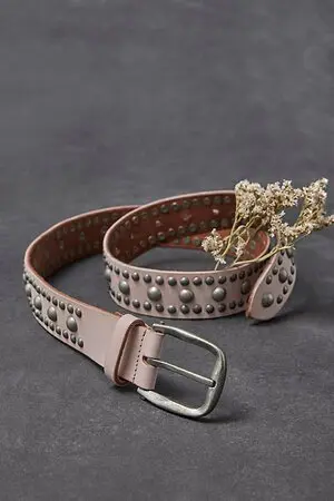 Free People We The Free Sola Studded Leather Belt Ballet Slipper