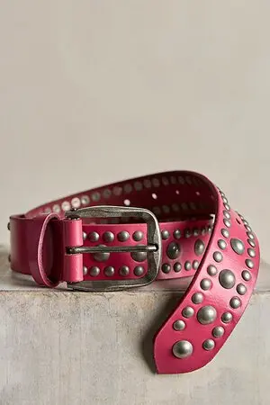Free People We The Free Sola Studded Leather Belt - Punk Peony