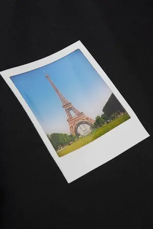 Balenciaga Paris Day Printed Stretch-cotton Jersey T-shirt