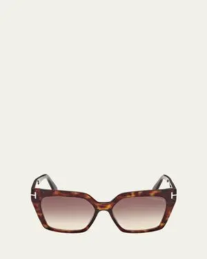 TOM FORD Havana Cat-eye Sunglasses