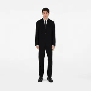 Burberry Wool Tailored Jacket - Black