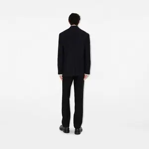 Burberry Wool Tailored Jacket - Black