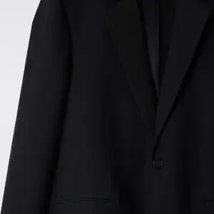 Burberry Wool Tailored Jacket - Black