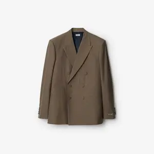 Burberry Wool Tailored Jacket Dusk