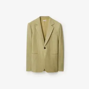 Burberry Wool Tailored Jacket Hunter