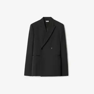 Burberry Wool Tailored Jacket Onyx