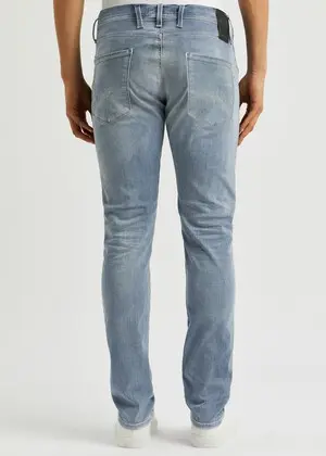 REPLAY Anbass Hyperflex Slim-leg Jeans