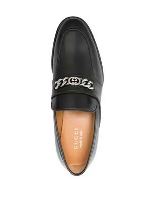 Gucci Interlocking G-chain Loafers