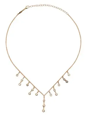 Jacquie Aiche 14kt Yellow Shaker Diamond Necklace