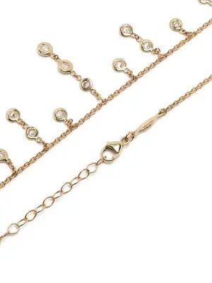Jacquie Aiche 14kt Yellow Shaker Diamond Necklace