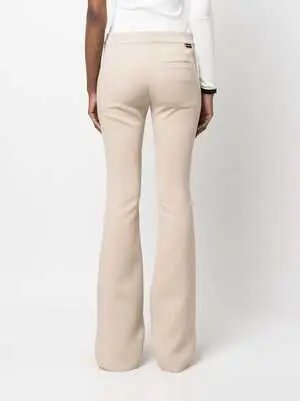 COURREGES Mid-rise Flared Trousers - Neutrals