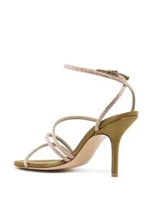 MARIA LUCA 95mm Crystal-embellished Sandals
