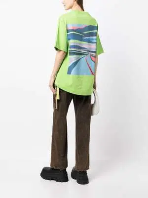 Khrisjoy Graphic-print T-shirt - Green