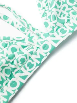 Moncler Logo-print Bikini - Green