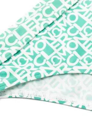 Moncler Logo-print Bikini - Green