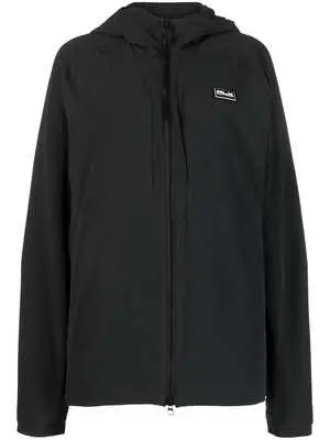 Rlx Ralph Lauren Whistler Hooded Windbreaker Jacket - Black