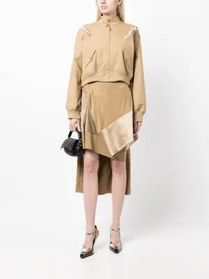 Undercover Cropped Jacket With Knot Detail