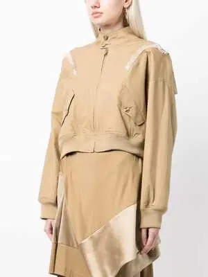 Undercover Cropped Jacket With Knot Detail