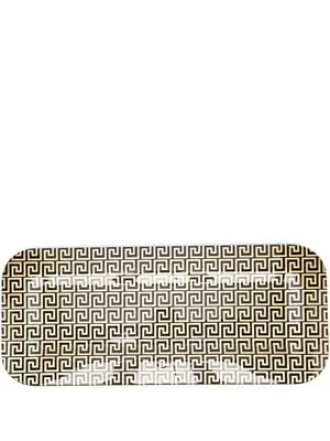FORNASETTI Geometric-print Tray - Gold