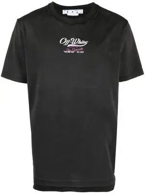 Off-White Logo-print Cotton T-shirt