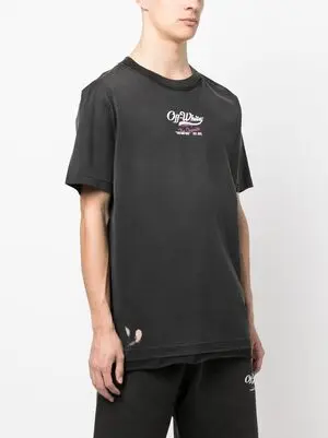 Off-White Logo-print Cotton T-shirt
