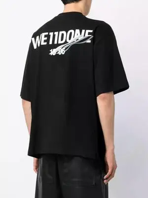 We11Done Logo Cotton T-shirt