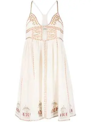 Isabel Marant Étoile Bretty Minidress - Neutrals