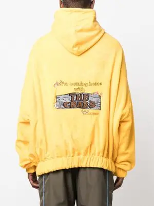 ROBYN LYNCH Oversized Embroidered Hoodie