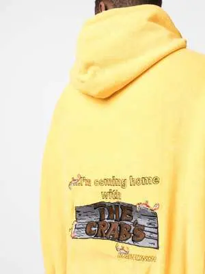 ROBYN LYNCH Oversized Embroidered Hoodie