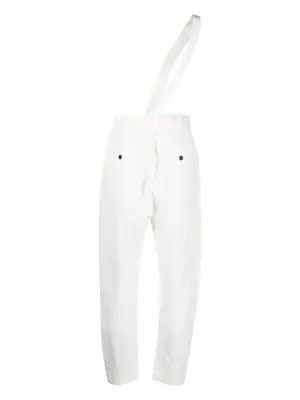Isabel Benenato High-waisted Linen Trousers