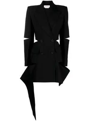 Alexander McQueen Cut-out Blazer Dress