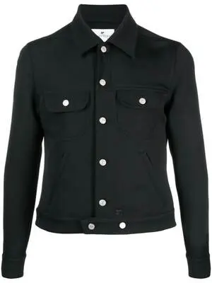 COURREGES Cotton Button-up Jacket - Black