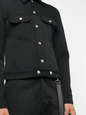 COURREGES Cotton Button-up Jacket - Black