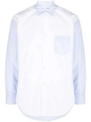 Comme Des Garçons Long-sleeve Cotton Shirt - White