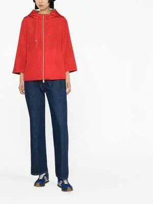 Herno Reversible Monogram-print Jacket - Red