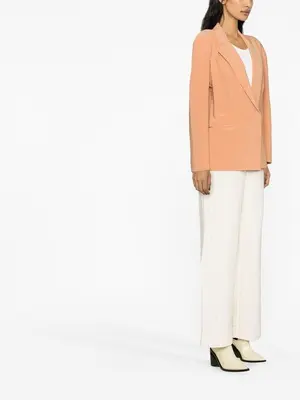 Norma Kamali Single-breasted Straight-fit Blazer