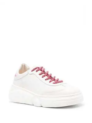 Agl Emilie Leather Low-top Sneakers - Neutrals