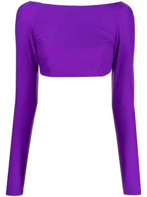 Emilio Pucci Iride-print Cropped Top