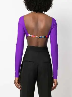Emilio Pucci Iride-print Cropped Top