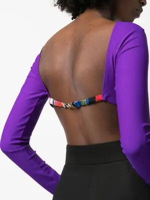 Emilio Pucci Iride-print Cropped Top
