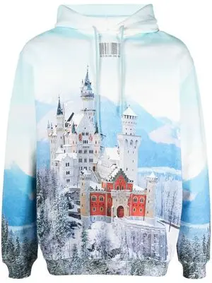 VTMNTS Neuschwanstein Winter Long-sleeve Hoodie - Blue