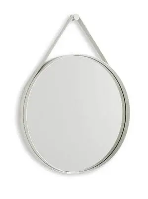 HAY Strap Mirror No 2 Circular-design Mirror - Grey