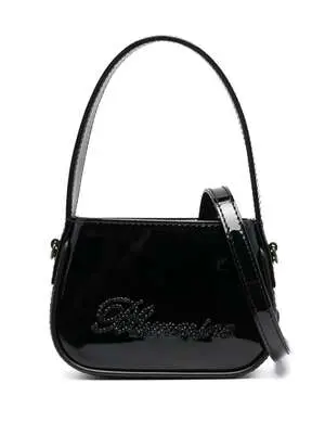 Blumarine Crystal-embellished Logo Mini Bag
